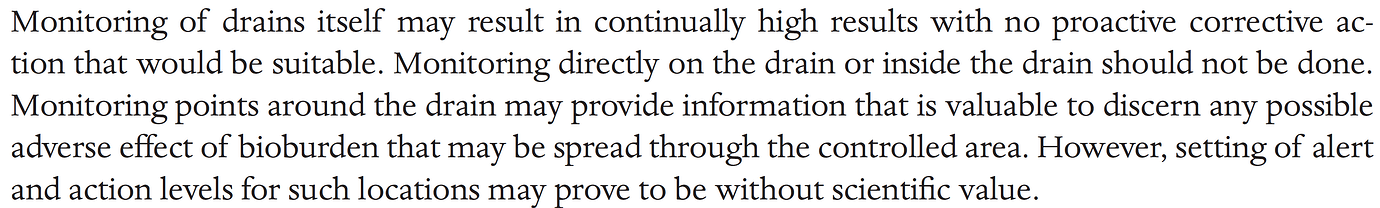 Sampling of drain points - Pharmaguideline Forum